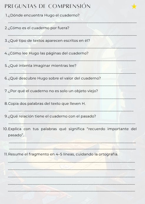 Profes Papel Tijera The Mystery of the Hidden Notebook