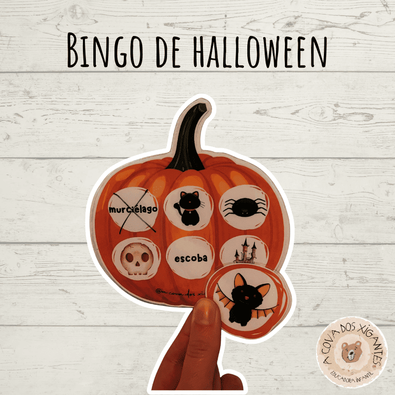 Profes Papel Tijera Bingo de Halloween