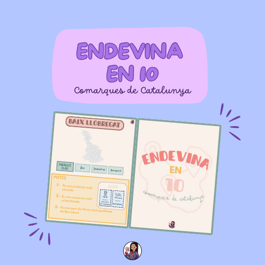 Profes Papel Tijera Endevina en 10 - Comarques de Catalunya