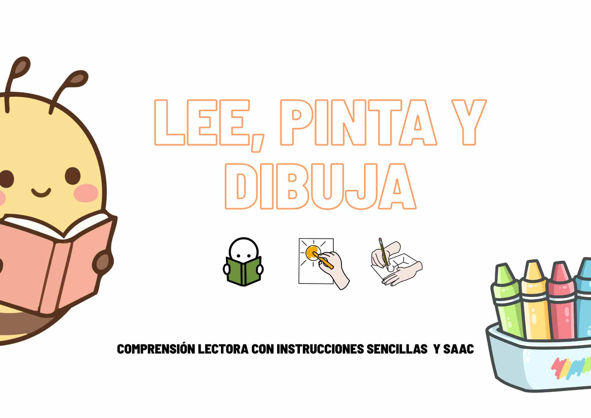 Profes Papel Tijera LEE, PINTA Y DIBUJA