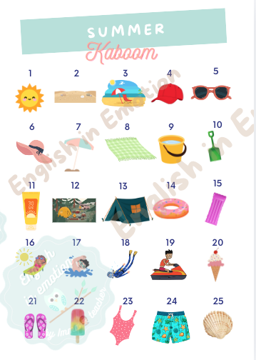 Profes Papel Tijera KABOOM SUMMER